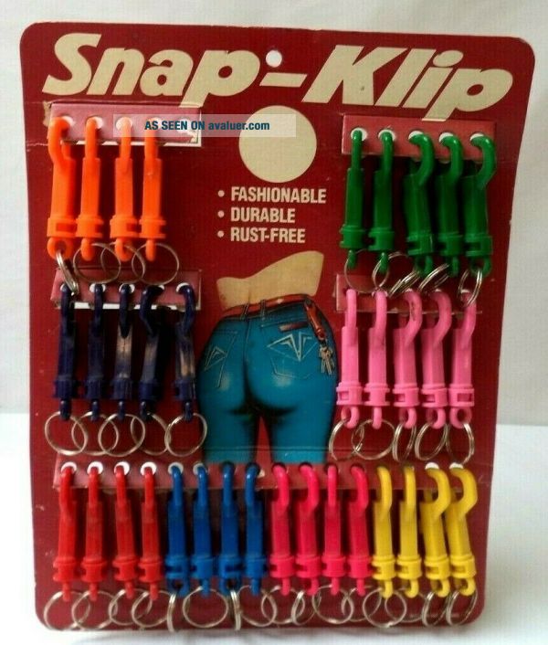 RARE VINTAGE ESTATE SNAP - KLIP STORE DISPLAY STAND MIB GARAGE MAN CAVE ...