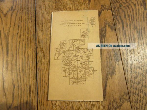 1914 ORDNANCE SURVEY ROAD MAP OF MONTROSE DUNDEE AND KIRKCALDY | #29949679