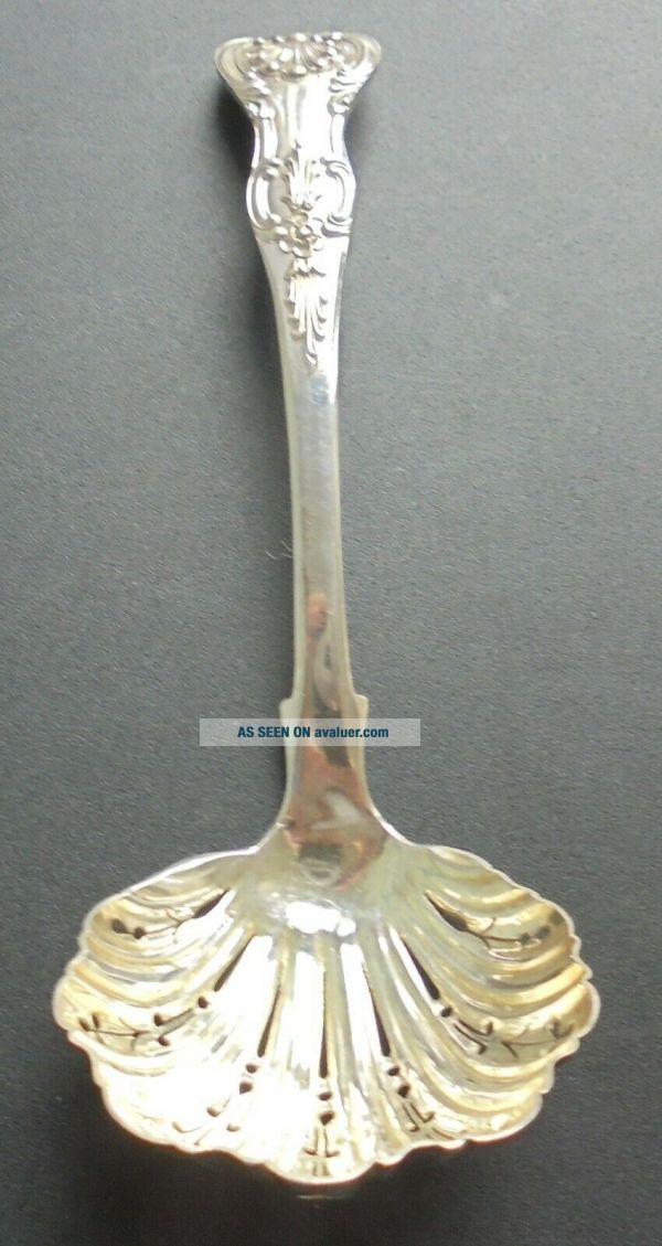 Countprawn Silver Plate Kings Pattern Large Sugar Sifter Spoon C 1863 ...