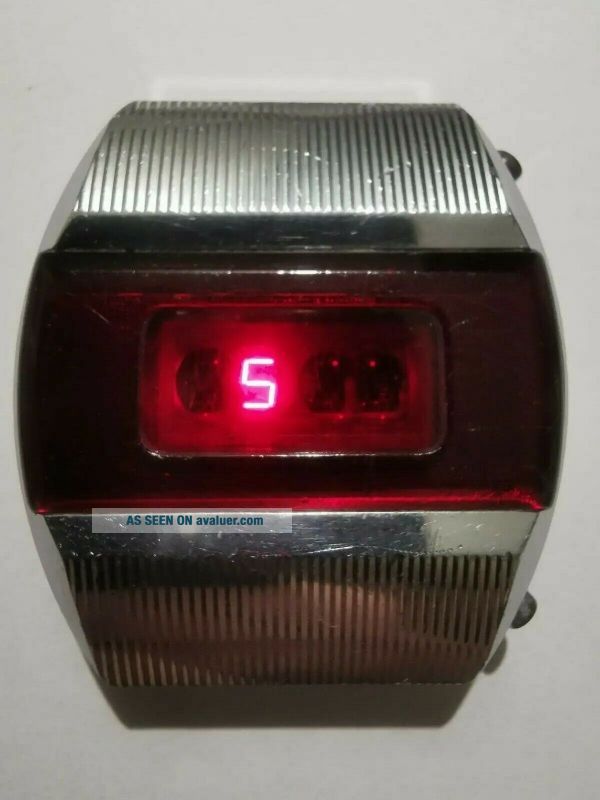 ELEKTRONIKA 1 Pulsar First Soviet LED Quartz Digital Watch USSR Rare ...
