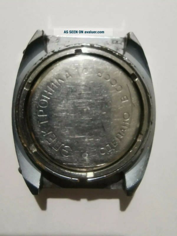 ELEKTRONIKA 1 Pulsar First Soviet LED Quartz Digital Watch USSR Rare ...
