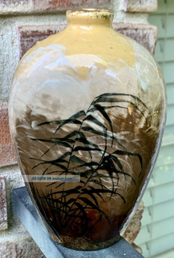 RARE Antique Matt Morgan Art Pottery Vase Pitcher Fully Marked Signed ...