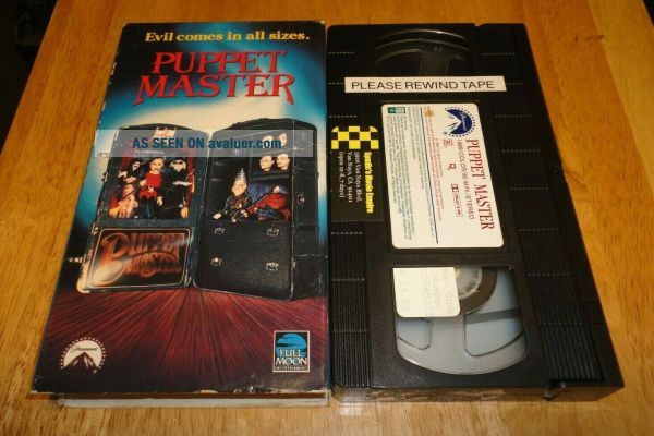 Puppet Master (VHS, 1989) Paul Le Mat Paramount Full Moon Rare Horror ...