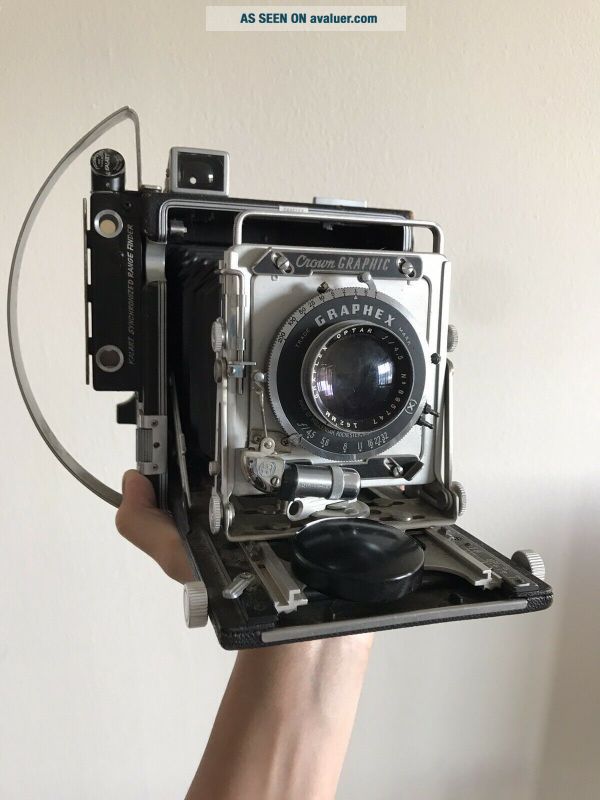 Rare Graflex Crown Graphic 3x4 Large Format Camera Graphex Optar 162mm ...