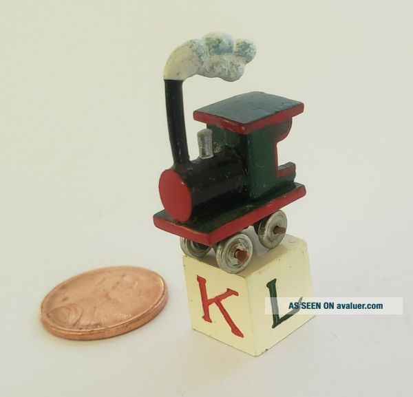 Rare Hantel Miniature Alphabet Series Scotland Pewter L For Locomotive ...