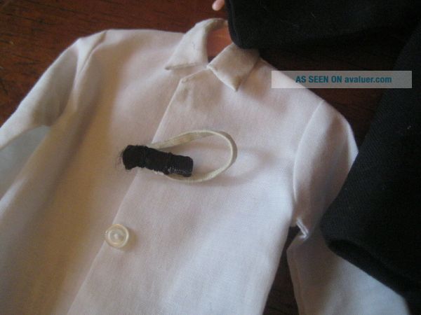 Vintage Barbie Ken Doll Black Tuxedo Jacket, Complete Outfit With Belt ...