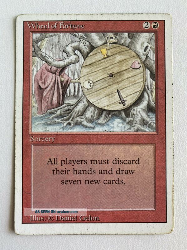 Wheel Of Fortune - Revised Edition - HP - Rare MTG Card | #30111761