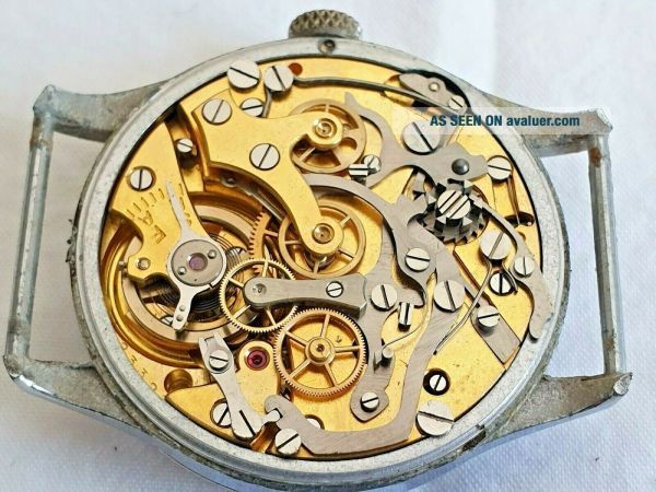 Rare Vintage WW2 British Military Wrist Worn Fixed Lug Stopwatch - For ...