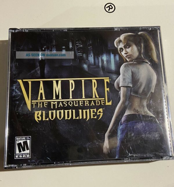 Vampire The Masquerade Bloodlines PC CD - ROM 3 Discs White Wolf ...