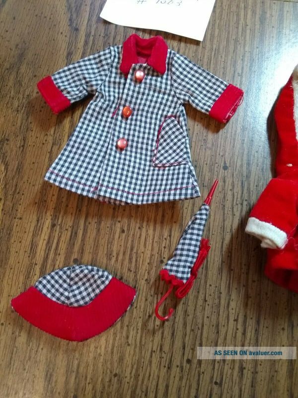 Vintage 1964 Penny Brite Doll Outfit Deluxe Reading Singing In Rain W ...
