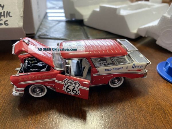 Rare Franklin 1956 Chevy Nomad 1:43 Scale Route 66 | #30262979