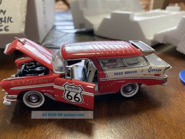 Rare Franklin 1956 Chevy Nomad 1:43 Scale Route 66 | #30262979