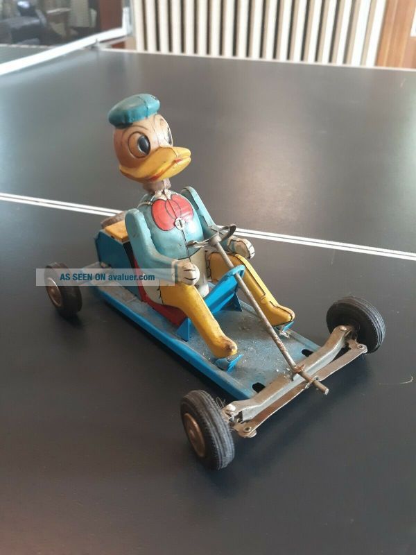 Rare Vintage Marx Walt Disney ' S Donald Duck Go - Mobile Tin Litho ...