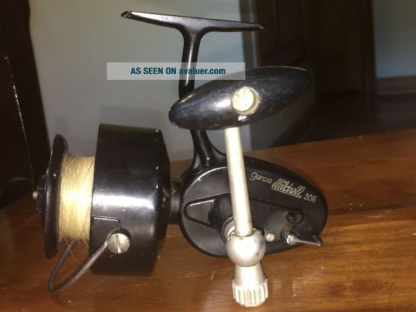VINTAGE Garcia Mitchell 306 Spinning FISHING REEL Made In France ...