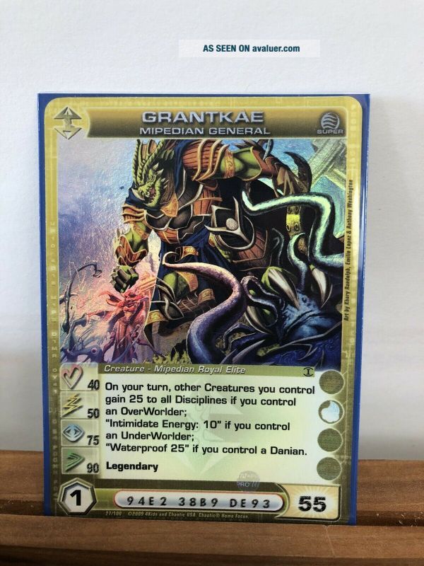 Chaotic Card Rare Grantkae Mipedian General | #30295395