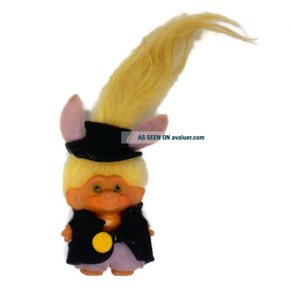 Vintage 1964 Dam Troll Doll C64 Rabbit Bunny Ears Costume | #30332933