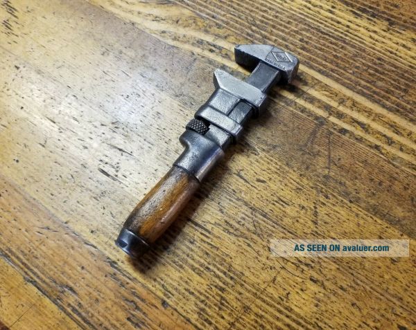 RARE Antique Tools Adjustable Monkey WRENCH COES WB 1880 VINTAGE ...