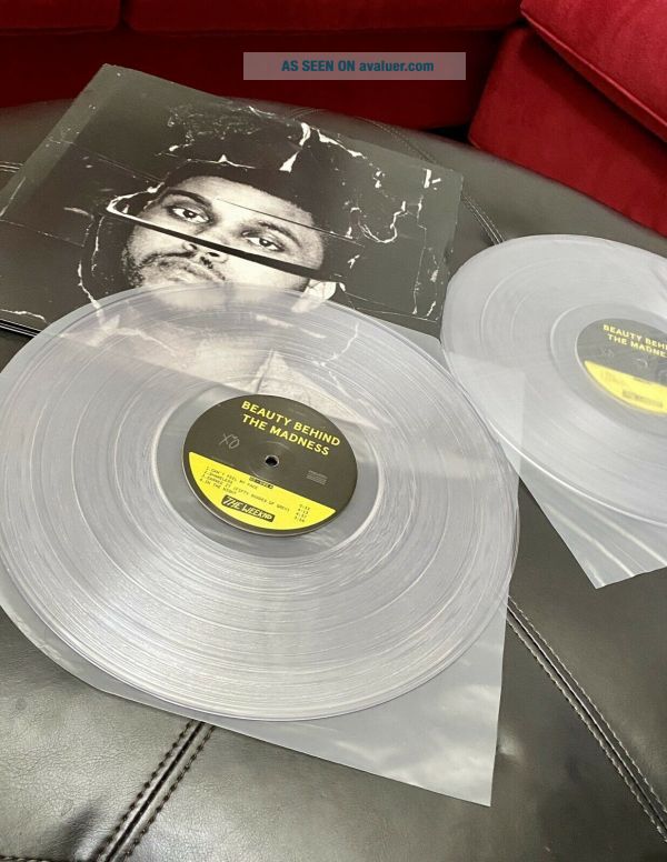 The Weeknd Beauty Behind The Madness (BBTM) CLEAR Vinyl RARE Urban ...