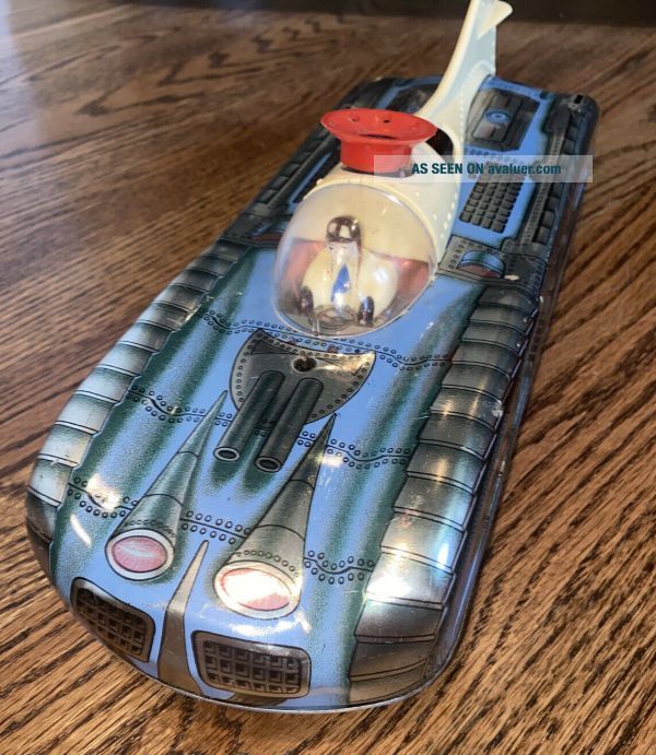Vintage Rare Tin Toy Space Car Rocket Battery Operated | #30415981