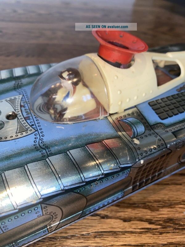 Vintage Rare Tin Toy Space Car Rocket Battery Operated | #30415981