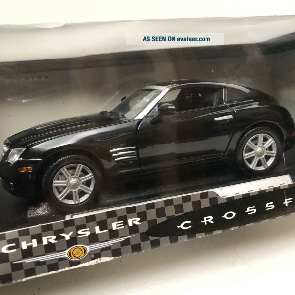 MotorMax 1:18 Scale Diecast Extremely Rare BLACK Chrysler Crossfire ...