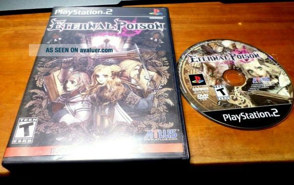 ETERNAL POISON (Sony Playstation 2) Atlus RPG Game PS2 Classic Rare ...