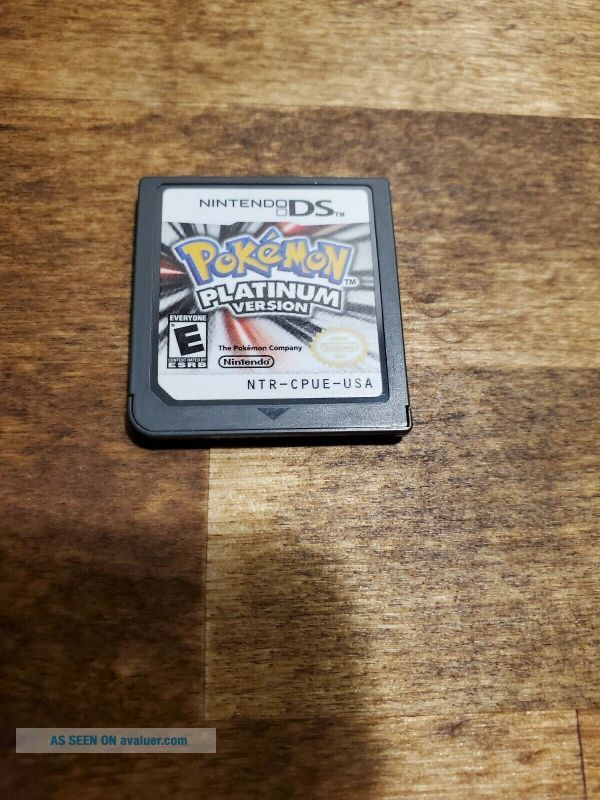 Pokemon Platinum Version (Nintendo DS, 2009) Authentic Game Only ...