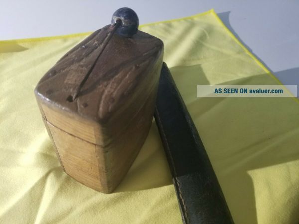 Japanese Antique Wood Carved Inro With Ojime Bead And Pipe Holder Meiji ...