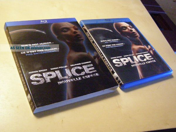Splice (Blu - Ray) W/ Foil Slipcover Canadian Version Rare No Scratches ...