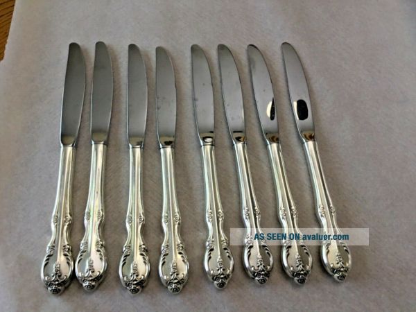 1847 Rogers Bros SOUTHERN SPLENDOR International Silver Plate 8 Dinner ...