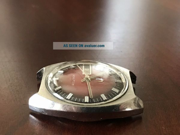 Vintage N0 1970 Bulova Accutron With Rare Red Dial | #30558840