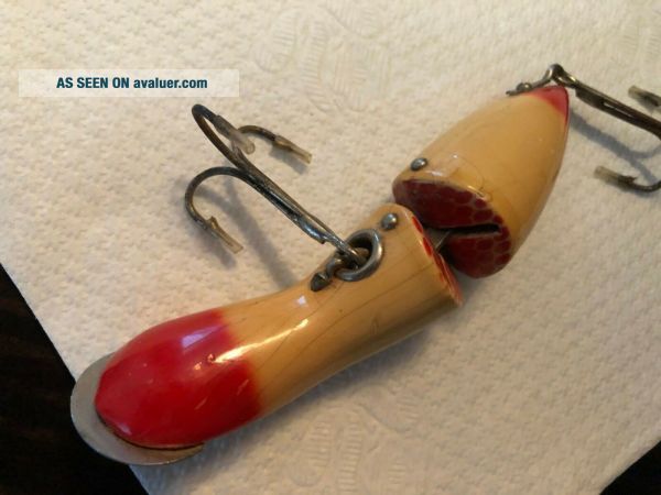 Vintage Heddon Baby Gamefisher Wood Fishing Lure | #30600045
