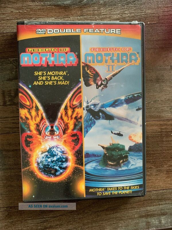 Rebirth Of Mothra 1& 2 II RARE DVD In English Japanese Monster Godzilla ...