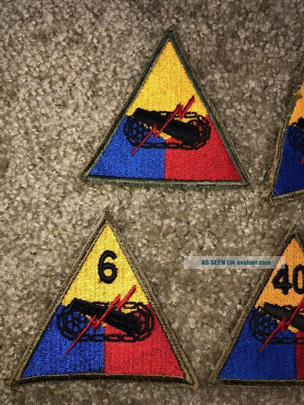 “8” WW2 ARMORED TANK DIVISION US MILITARY PATCHES Army WWII WORLD WAR 2 ...