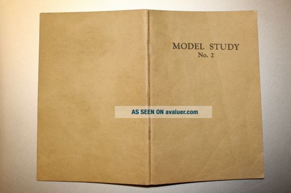 1939 MODEL STUDY No. 2 Watchtower Jehovah Witness Booklt JF Rutherford ...