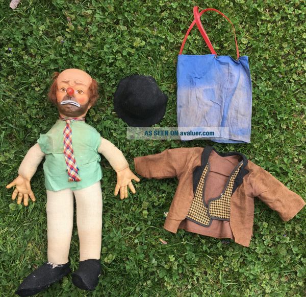 VINTAGE BABY BARRY TOY - EMMETT KELLY ' S " WILLIE THE CLOWN " DOLL ...