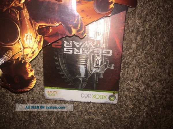 Gears Of War 2 Xbox 360 RARE " Store Display With Steel Case ...