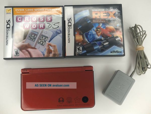 Nintendo DSi XL Mario Bros. 25th Anniversary Edition Console Rare ...
