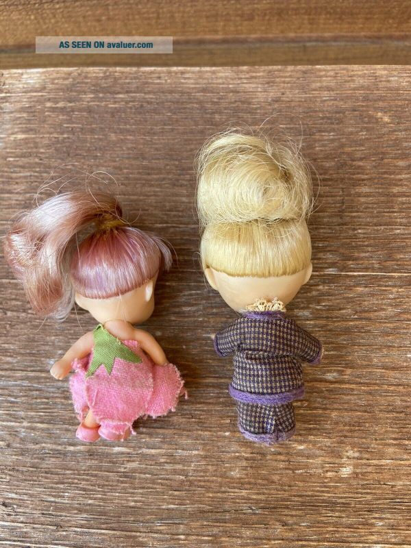 Liddle Kiddles Vintage Dolls (2) Dressed In Clothes | #30724556