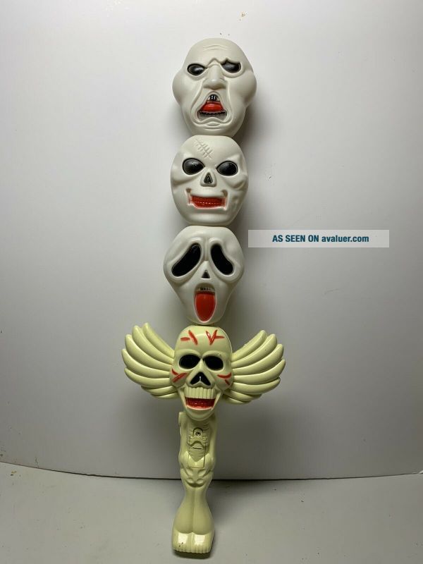 Rare Vintage Blow Mold Monster Horror Terror Freak Rad Sword Bat Wand ...