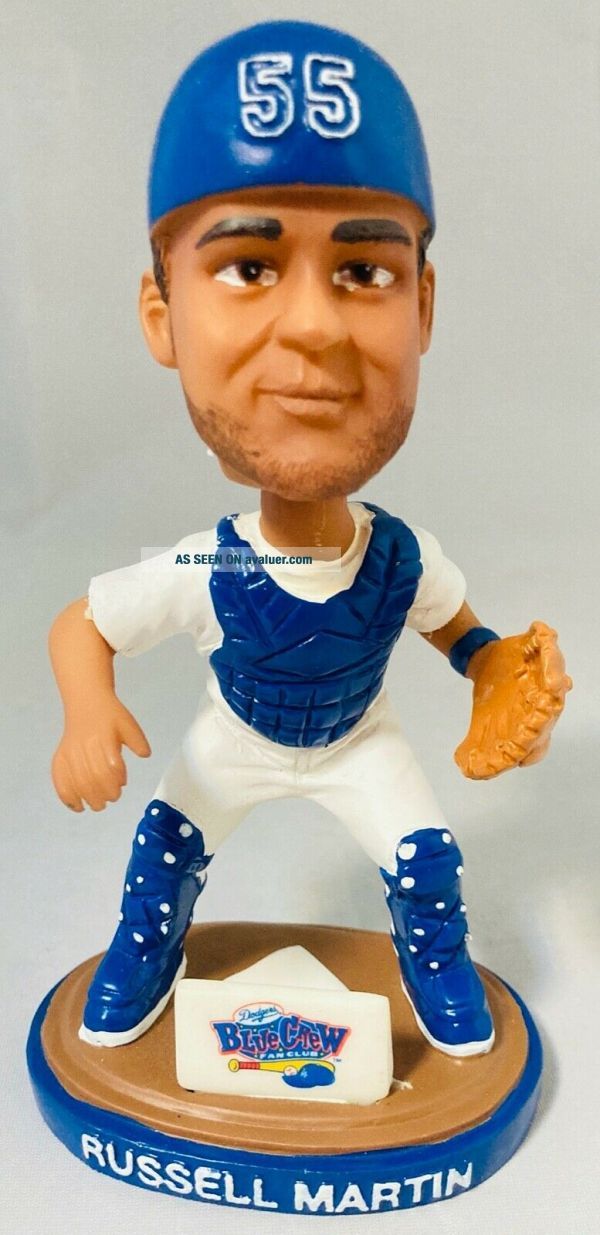 RARE 2007 Russell Martin Los Angeles Dodgers Bobblehead Kids Club Blue ...