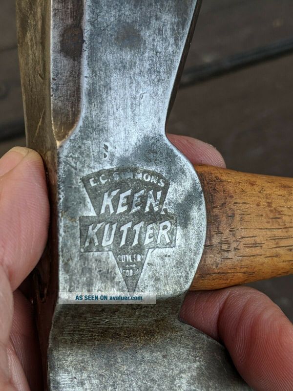 Vintage Embossed Keen Kutter Hatchet Old Antique Tool | #30765435