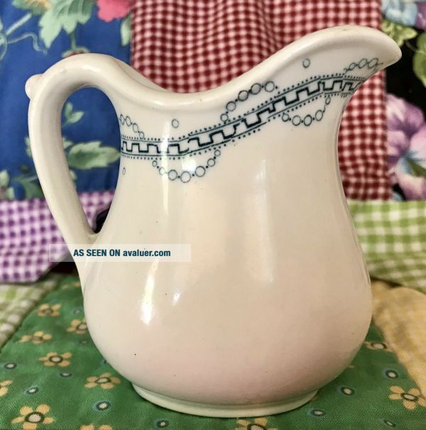 Antique 1930s Whieldon Ware English Pottery Creamer F Winkle Co Ltd ...