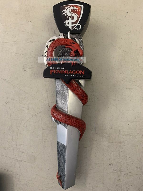 Rare House Of Pendragon California Brewing Company Craft Beer Tap ...