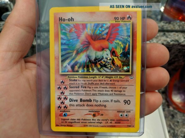 HO - OH 7/64 Holo Rare Neo Revelation Pokemon Card | #30779943
