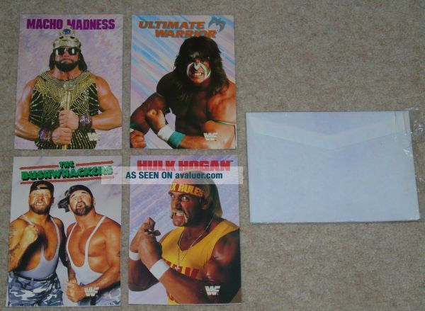 WWF MEGA RARE BIRTHDAY & GREETING CARDS MARKET SCENE EXCLUSIVE Wwe ...