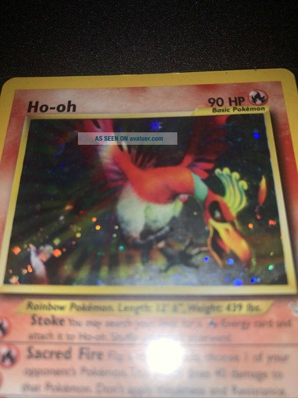 HO - OH 7/64 Holo Rare Neo Revelation Pokemon Card | #30802467