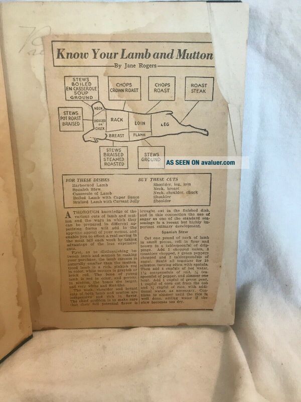 Rare War Victory And Peace Recipes For Our Daily Meals Cookbook Y378 ...