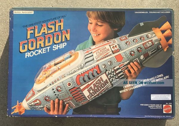 Vintage Flash Gordon Rocket Ship Mattel Rare NRFB | #30840788