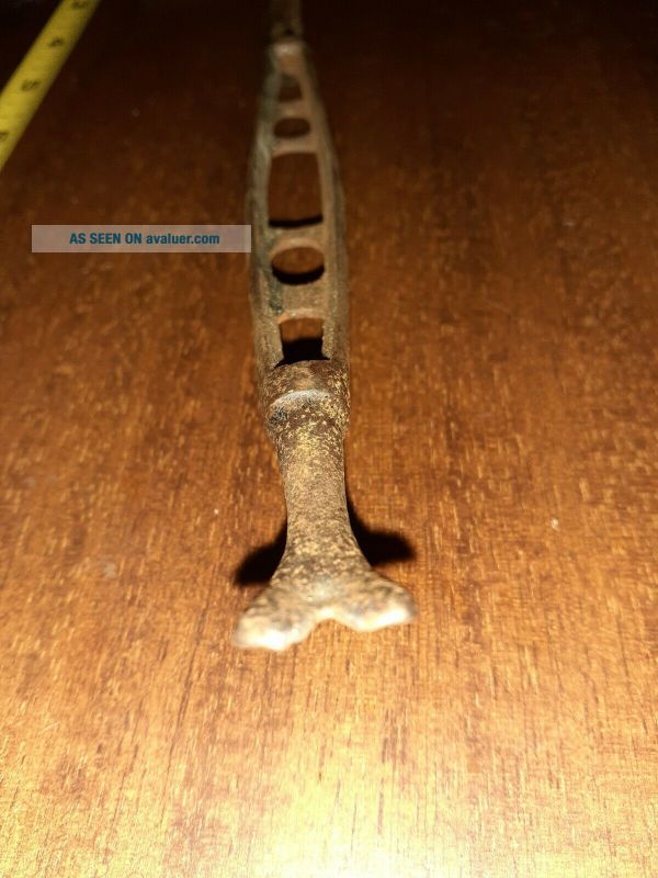 1867 HAMMER W CLAW ON OTHER END ANTIQUE VINTAGe TOOL SILVERSMITH ...